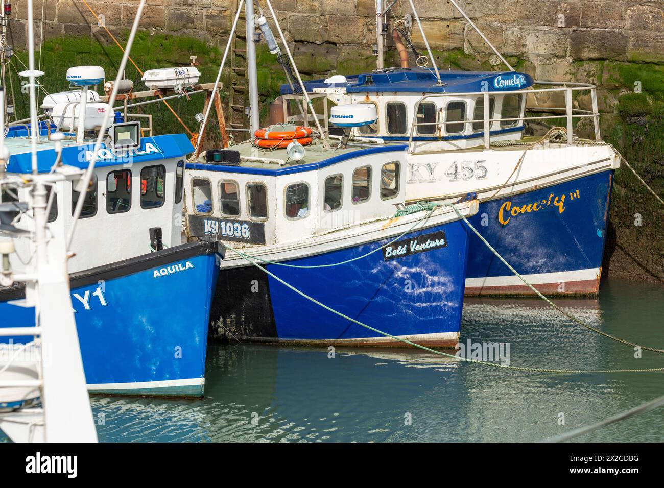 Fishing boats in Pittenweem harbour, Fife, Scotland Stock Photo - Alamy