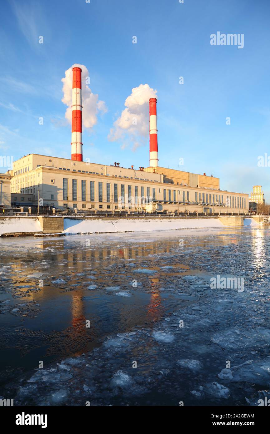 Thermal power station on moscow hi-res stock photography and images - Alamy