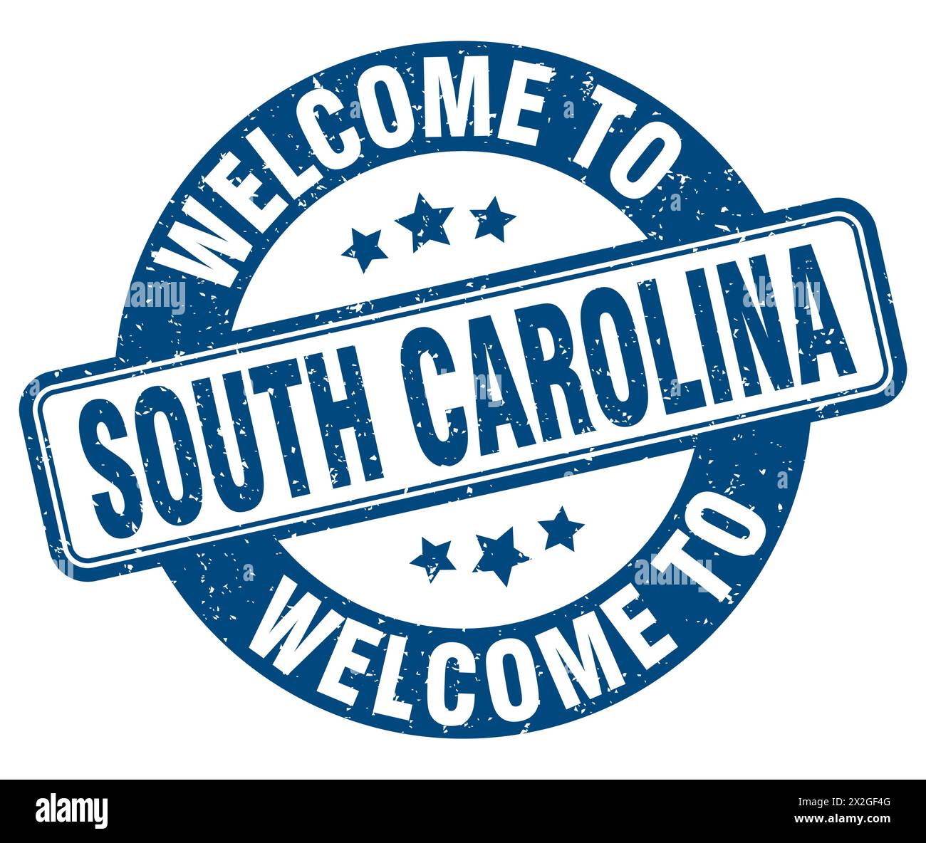 Welcome to South Carolina stamp. South Carolina round sign isolated on ...