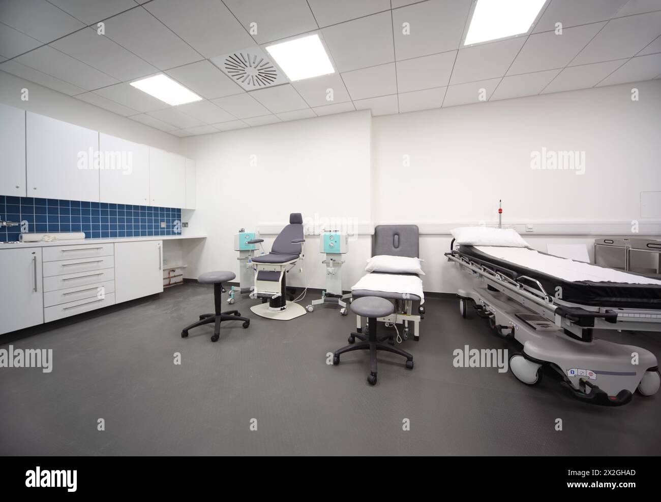sports and medical massage office for football players in stadium Stock ...