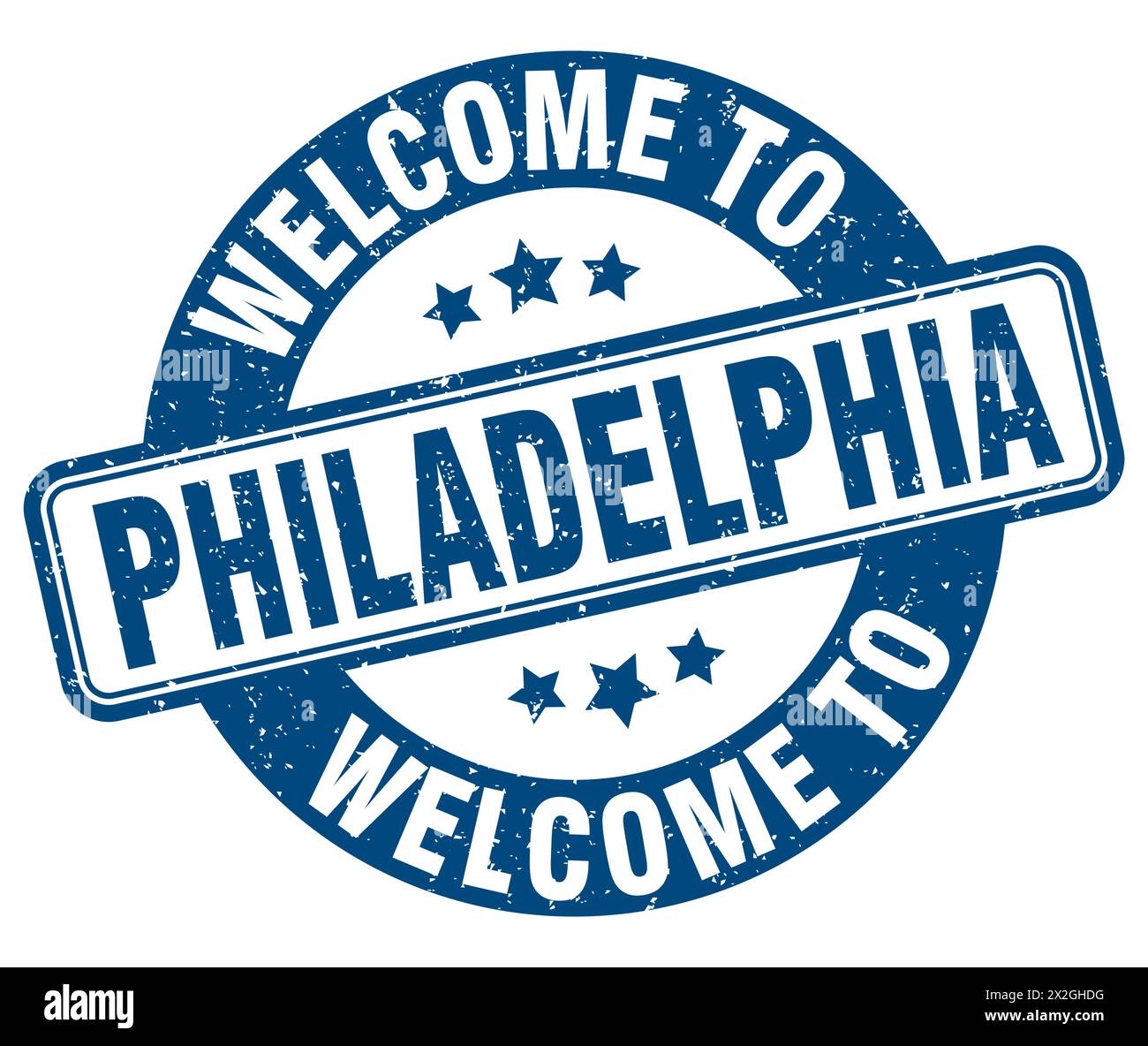 Welcome to Philadelphia stamp. Philadelphia round sign isolated on ...