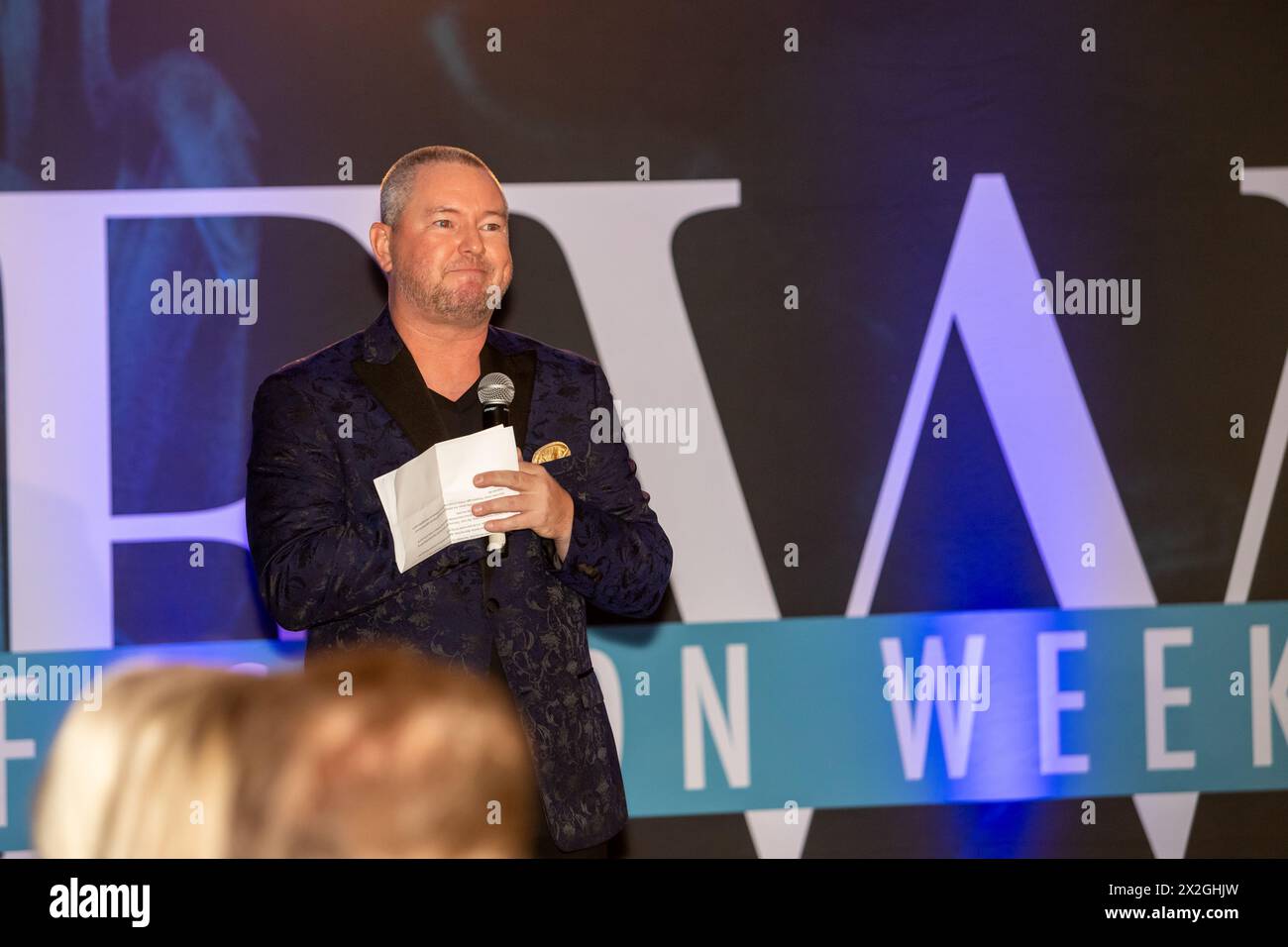 20th April 2024. Austin Fashion Week Founder and CEO Matt Swinney ...