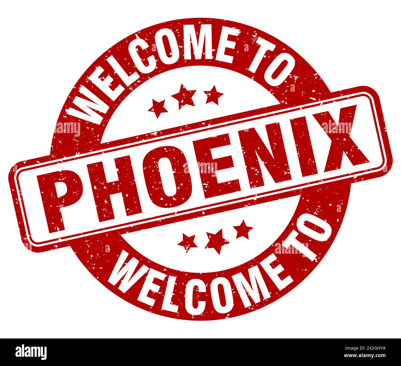 Welcome to Phoenix stamp. Phoenix round sign isolated on white ...