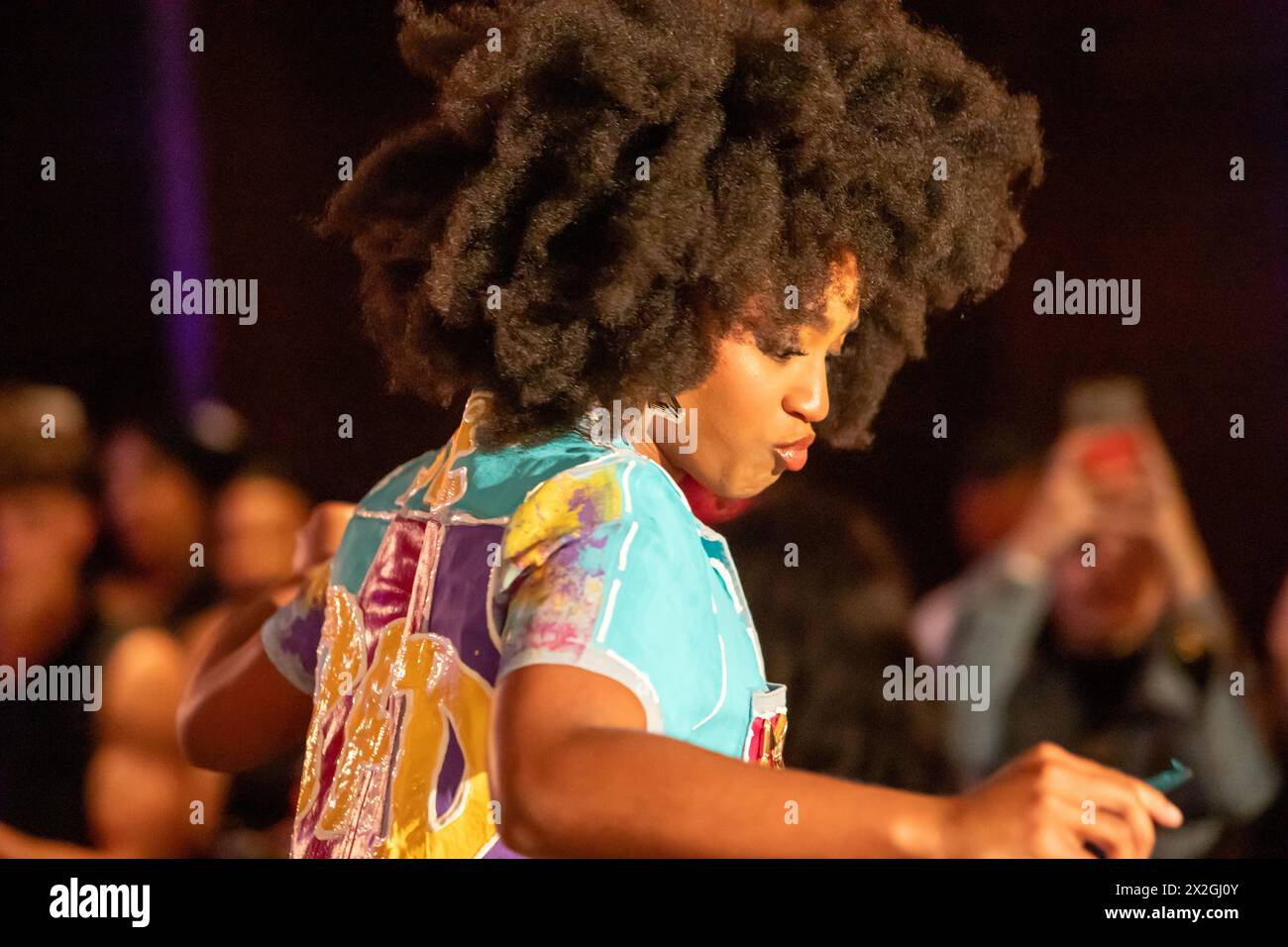 20th April 2024. Model during the 2024 Austin Fashion Week's Ode to the ...