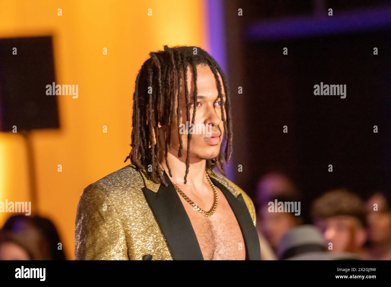 20th April 2024. Model during the 2024 Austin Fashion Week's Ode to the ...
