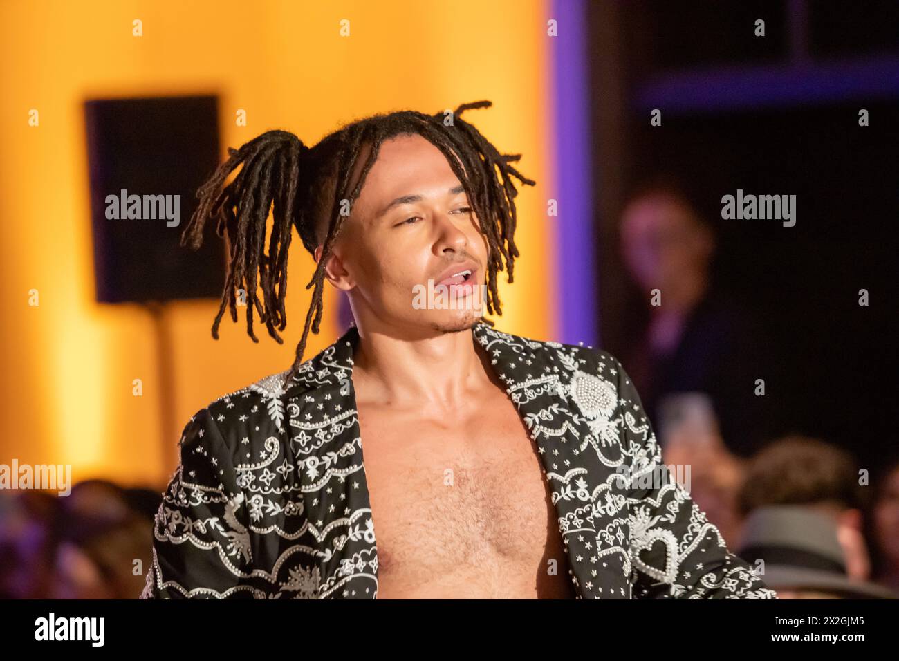 20th April 2024. Model during the 2024 Austin Fashion Week's Ode to the ...
