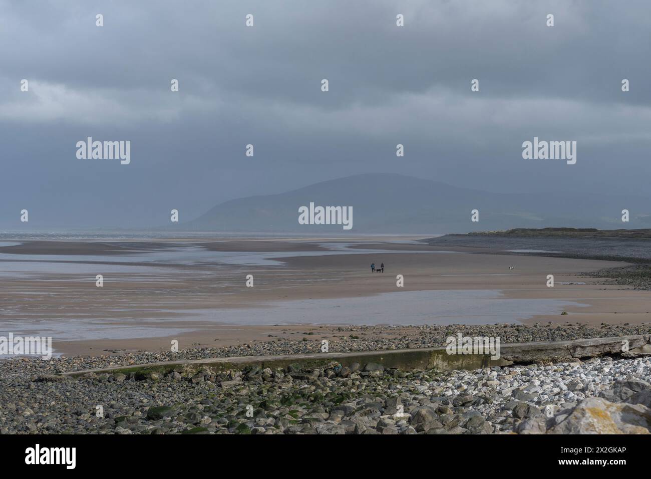 Wide, expansive beach at West Shore, Walney Island, Barrow-in-Furness ...