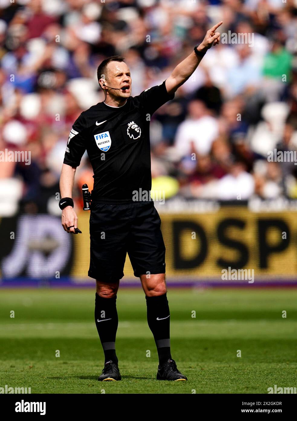 File photo dated 14-04-2024 of Stuart Attwell. Nottingham Forest have ...