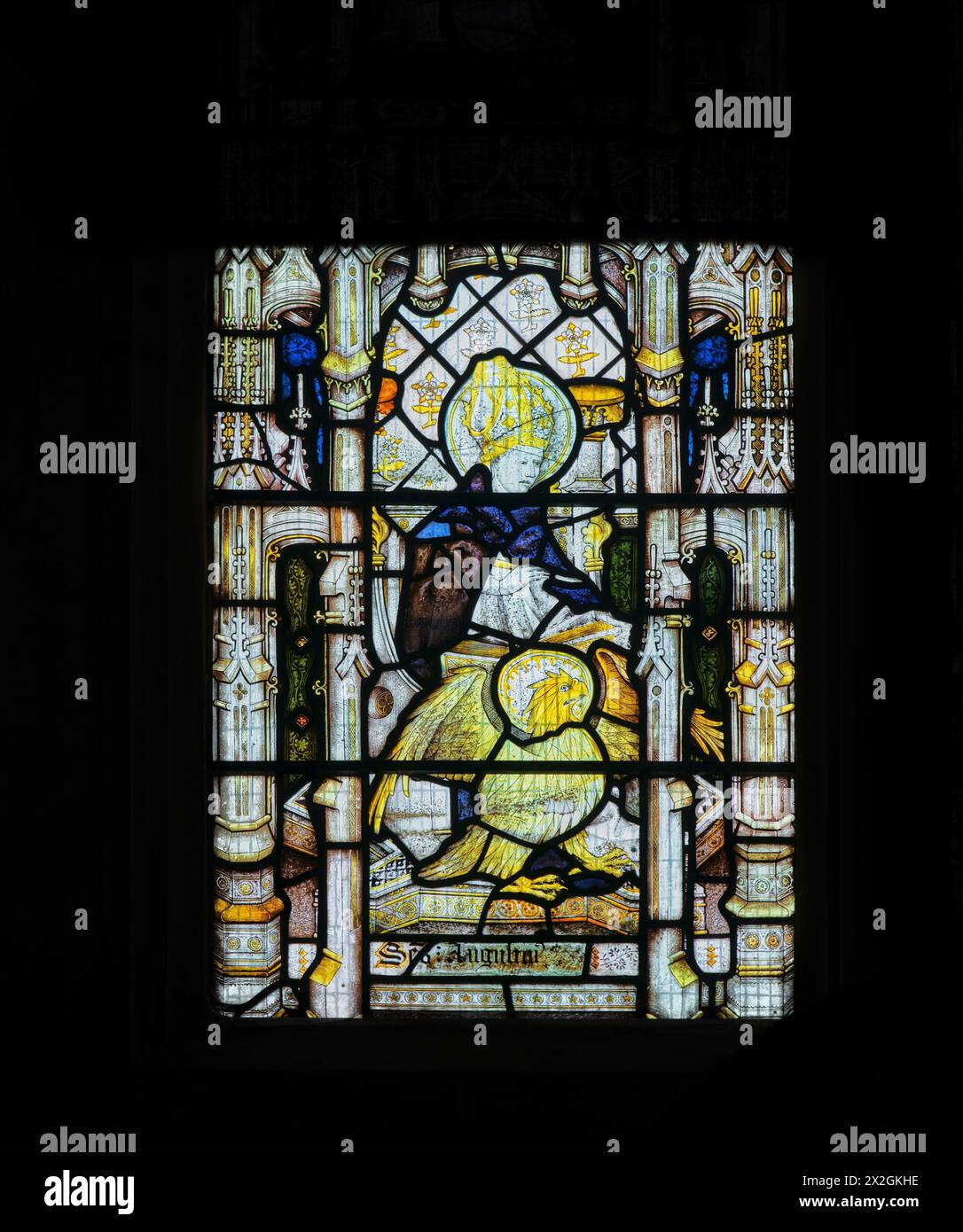Saint Augustine of Hippo, (died 430 AD), a christian theologian and ...