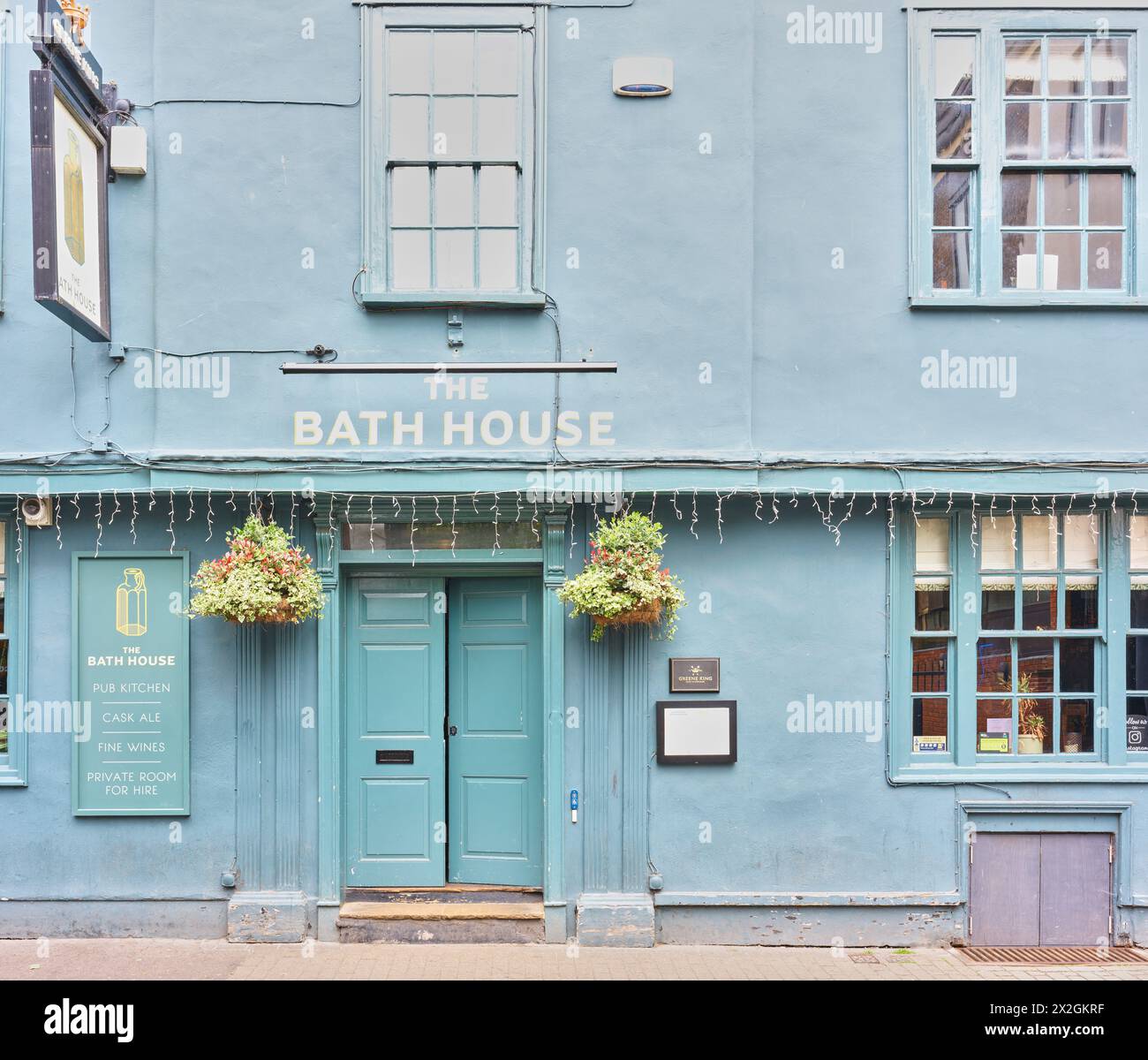 The Bath House pub and restaurant, Cambridge, England Stock Photo - Alamy