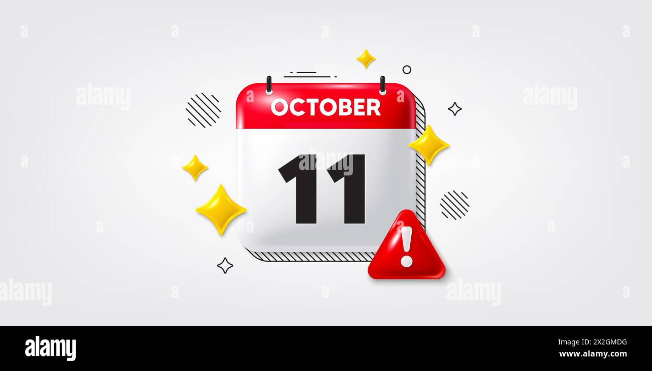 11th day of the month icon. Event schedule date. Calendar date of ...