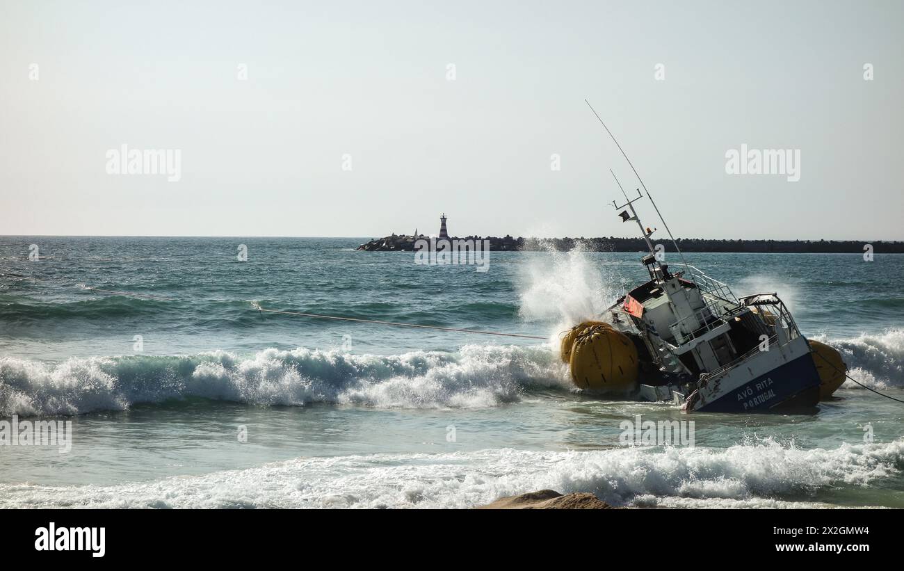 Crashed into sea hi-res stock photography and images - Alamy