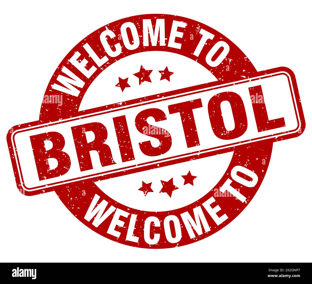 Welcome to Bristol stamp. Bristol round sign isolated on white ...