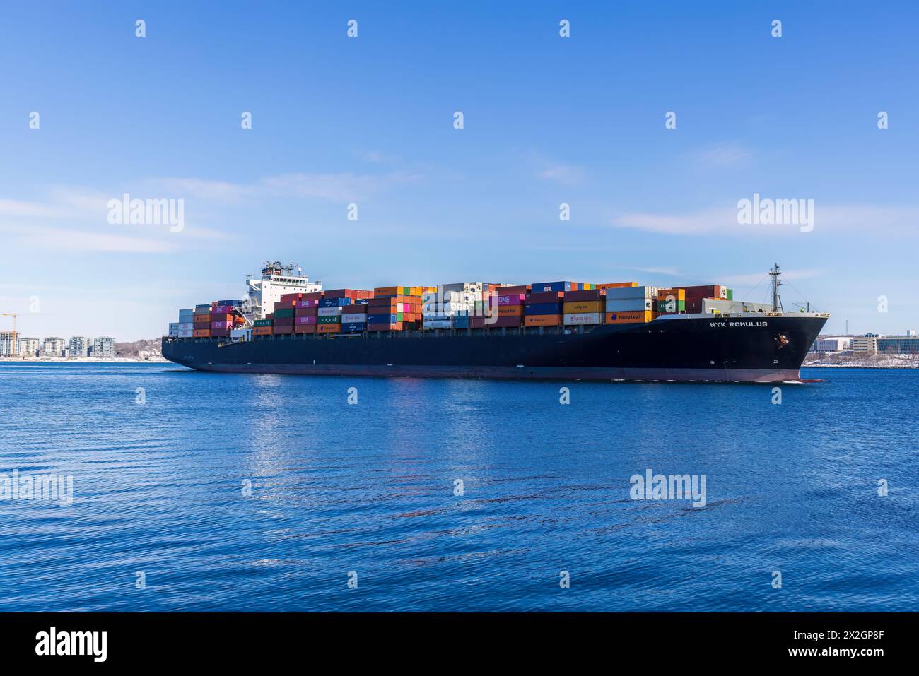 60807-00713 Container ship NYK Romulus Port of Halifax Halifax, NS ...