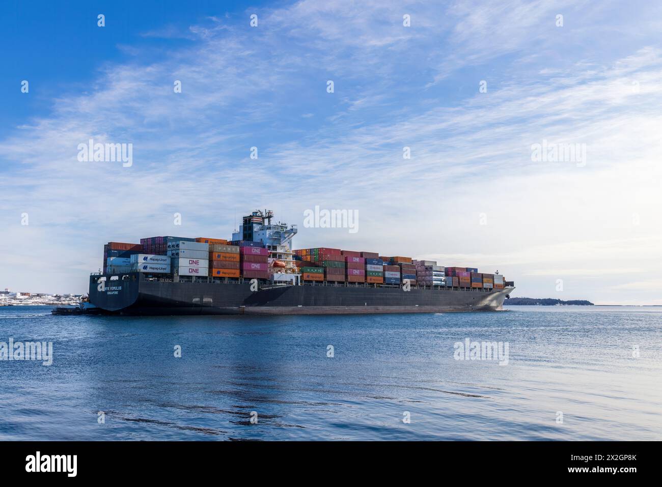 60807-00803 Container ship NYK Romulus Port of Halifax Halifax, NS ...