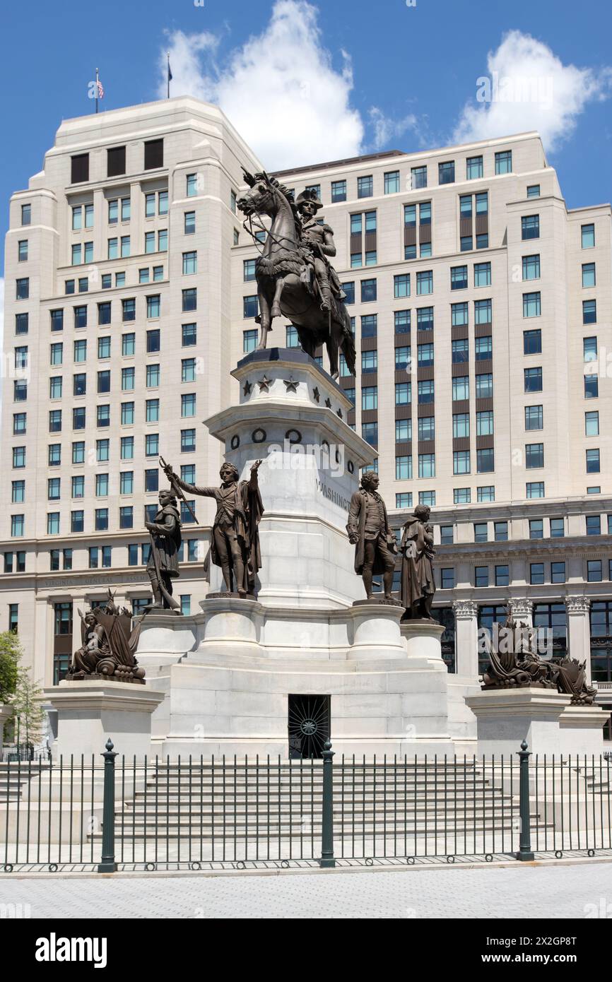 The Virginia Washington Monument in Richmond, VA Stock Photo - Alamy