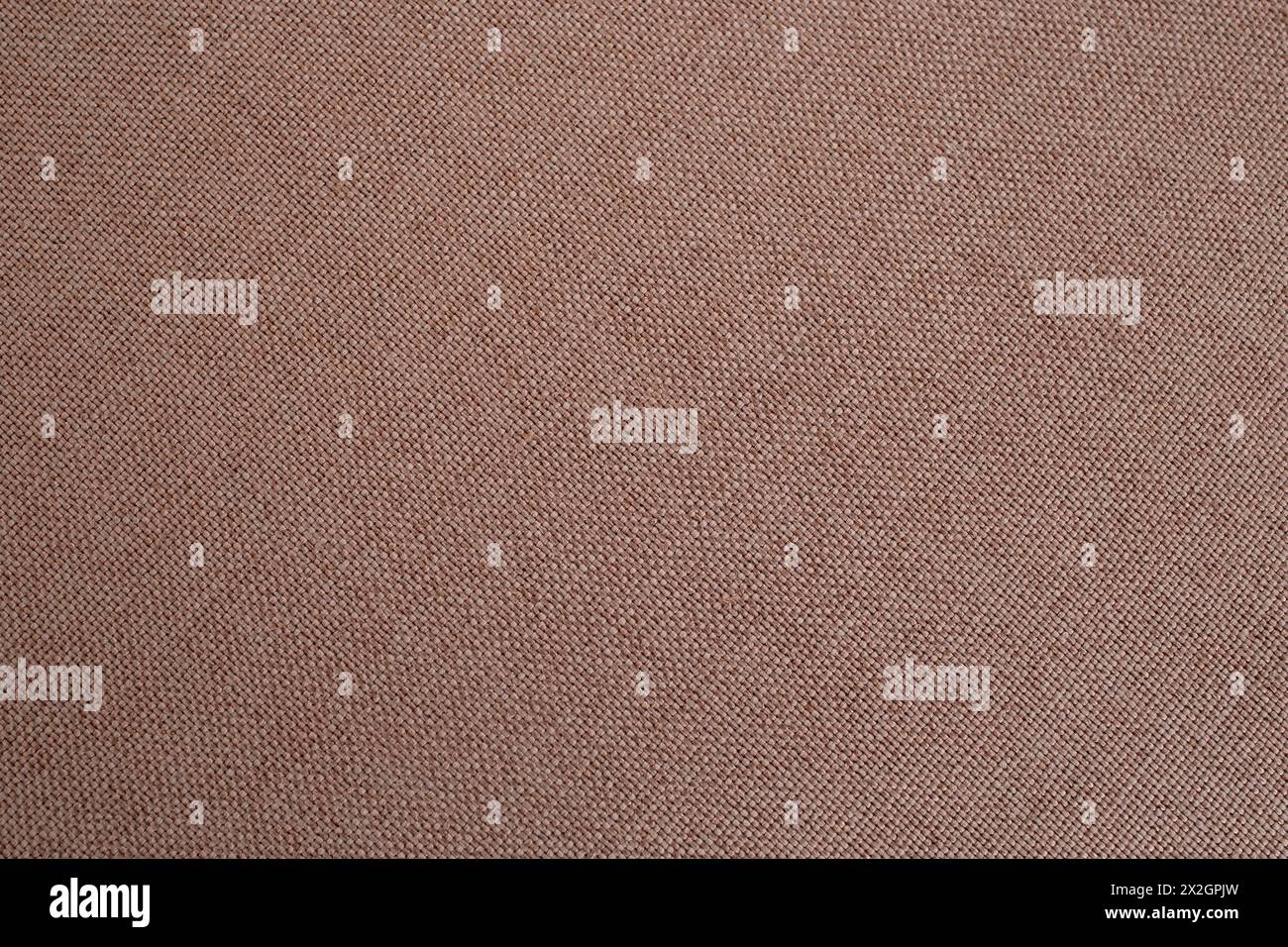 Close up of brown clean canvas, seamless pattern fabric texture close ...