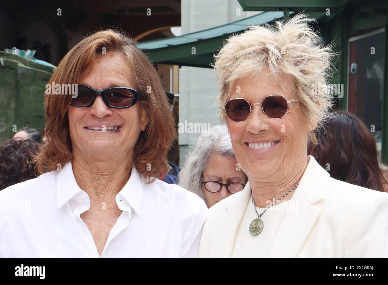 Bonnie Stoll, Diana Nyad 04/19/2024 The Hand & Footprint Ceremony ...