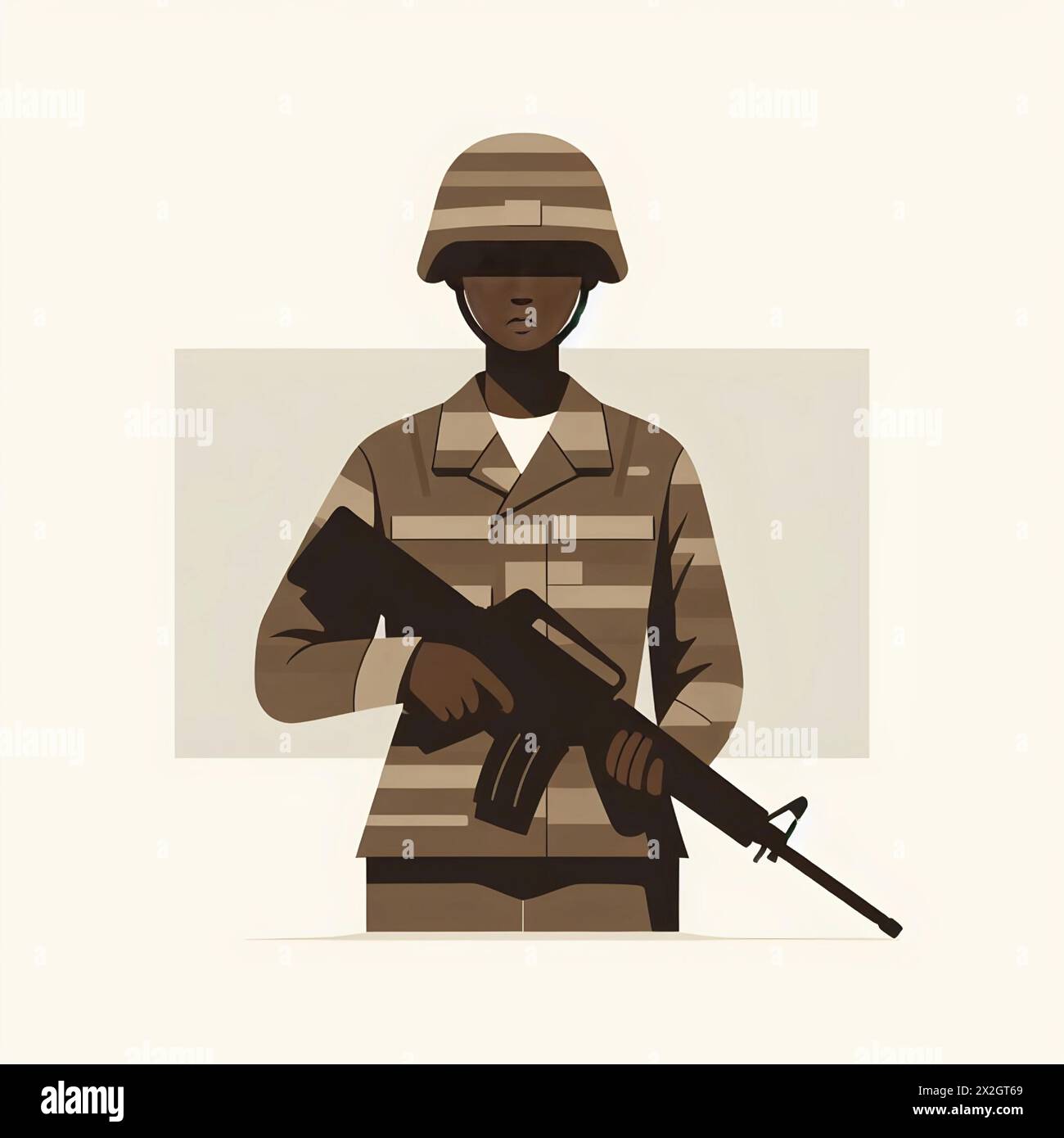 Strong soldier Stock Vector Images - Alamy