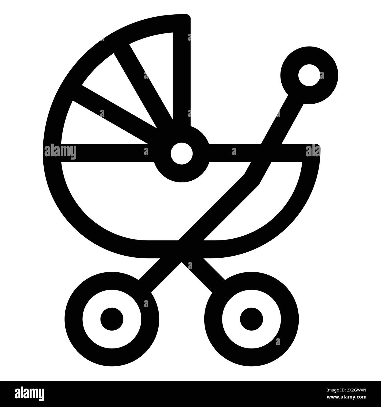 Toddler and shopping trolley Stock Vector Images - Alamy