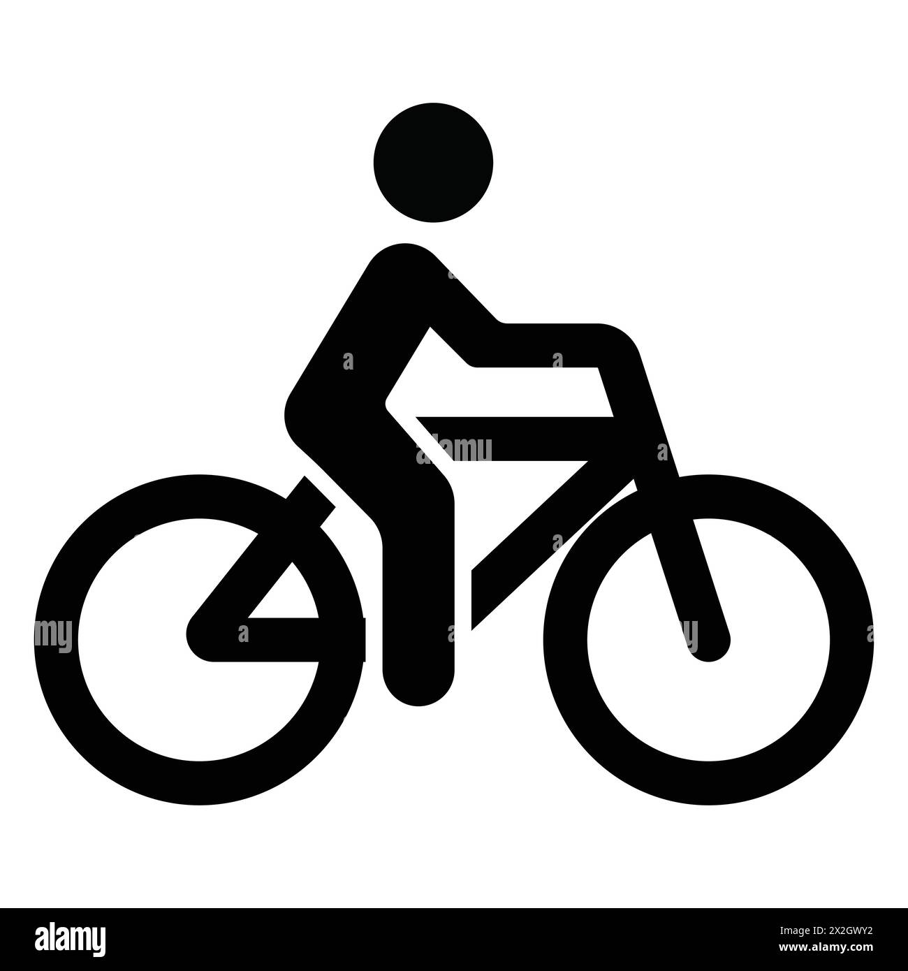 Road cycling pictogram Black and White Stock Photos & Images - Alamy