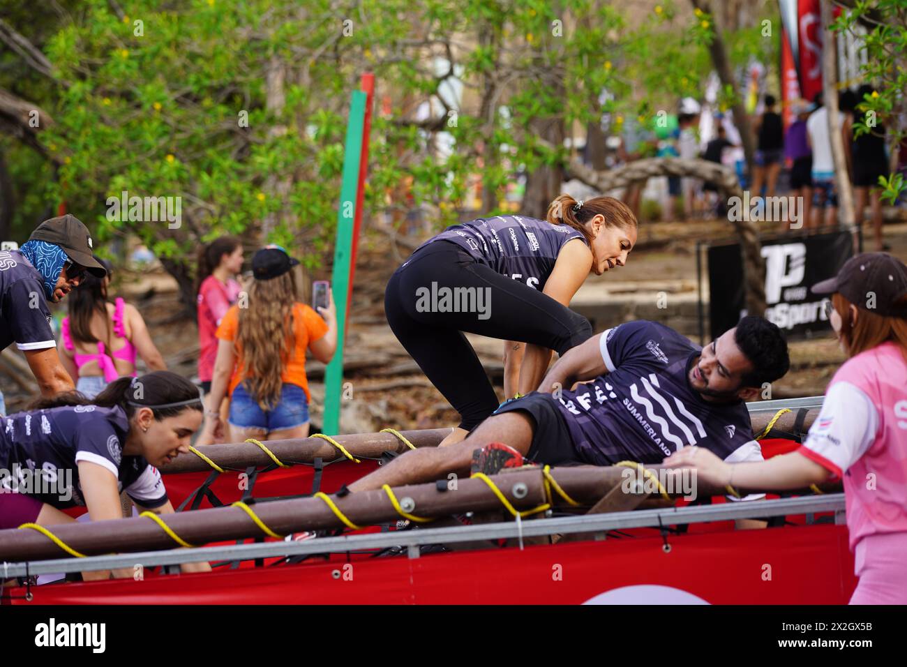 Guanacaste ,Costa Rica: 04 20 2024: Intrepid race, Spartan Race, strong ...