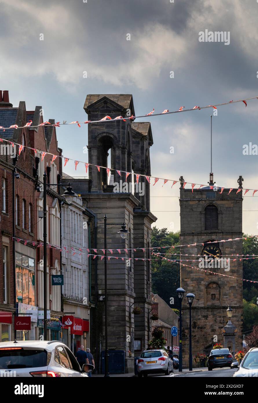 Morpeth, a historic market town in Northumberland, England Stock Photo ...