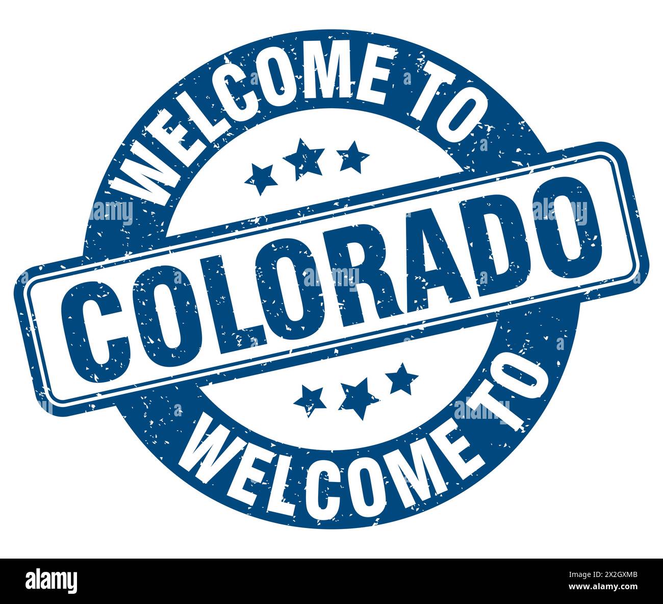 Welcome to Colorado stamp. Colorado round sign isolated on white ...