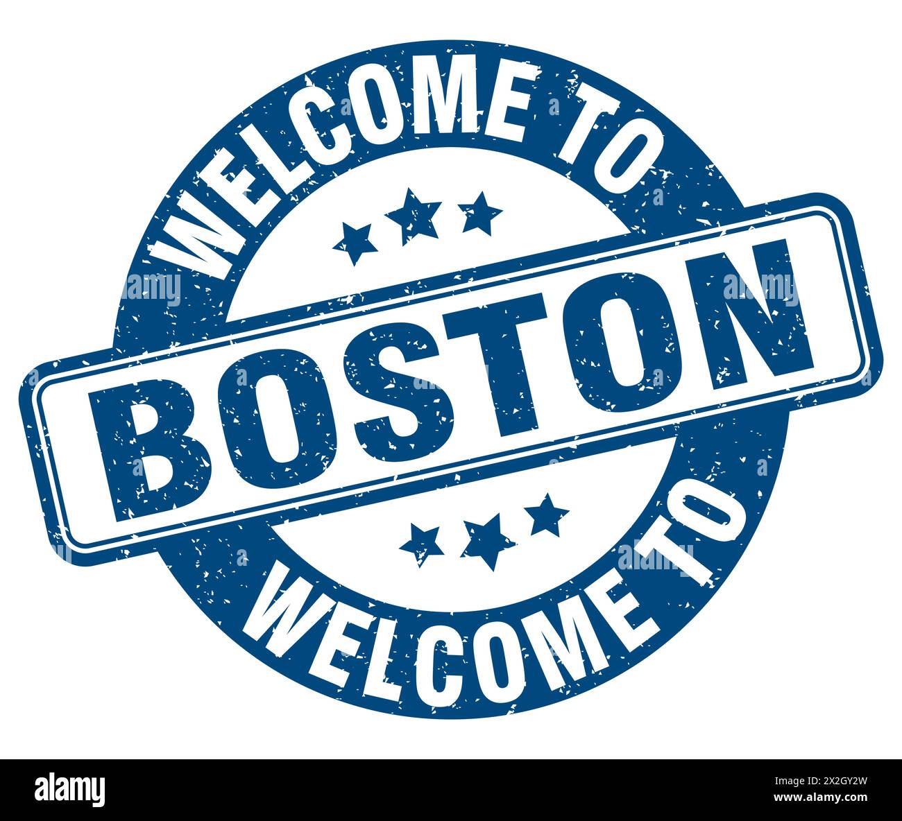 Welcome to Boston stamp. Boston round sign isolated on white background ...