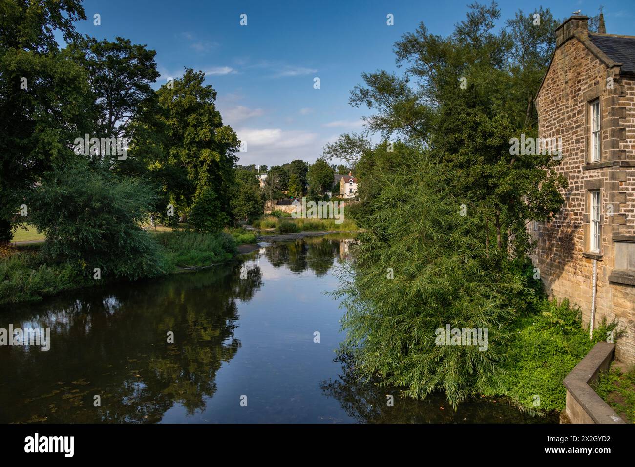 Morpeth, a historic market town in Northumberland, England Stock Photo ...