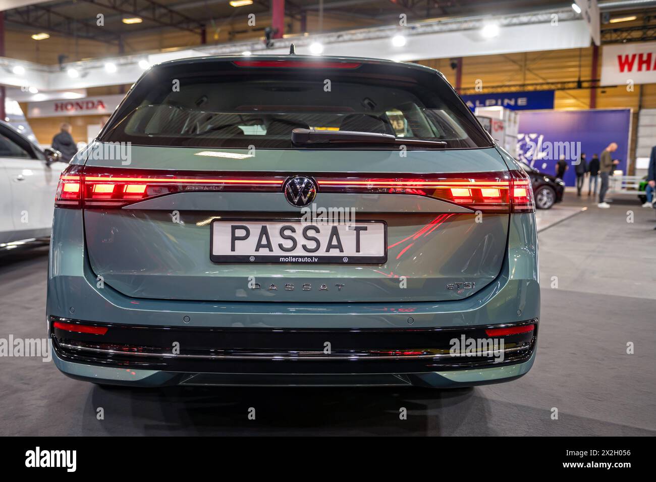 Riga, Latvia, April 19, 2024: A Completly new Volkswagen Passat ...