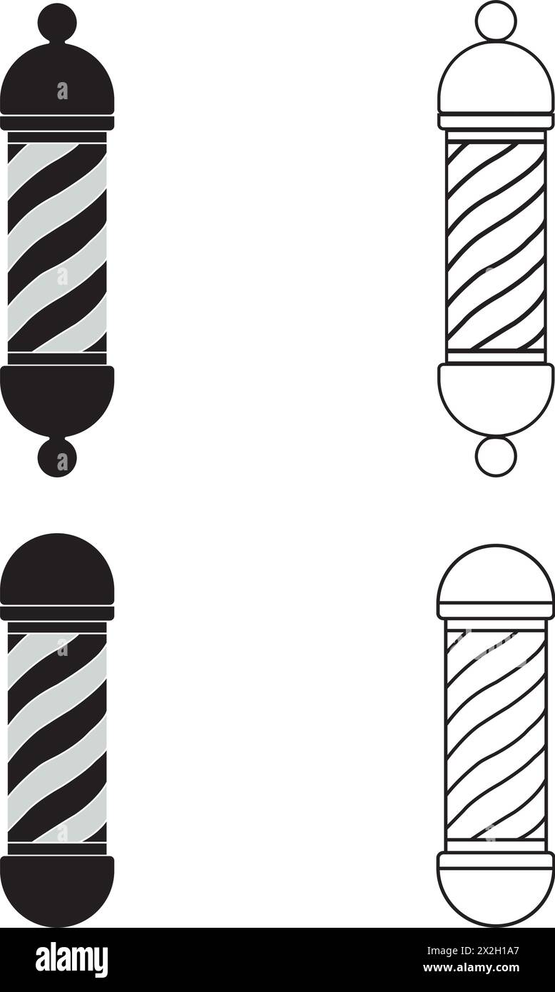 Traditional barber shop signs Stock Vector Images - Alamy