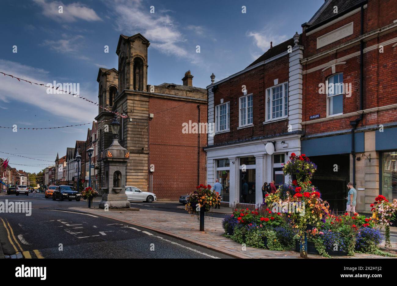 Morpeth, a historic market town in Northumberland, England Stock Photo ...