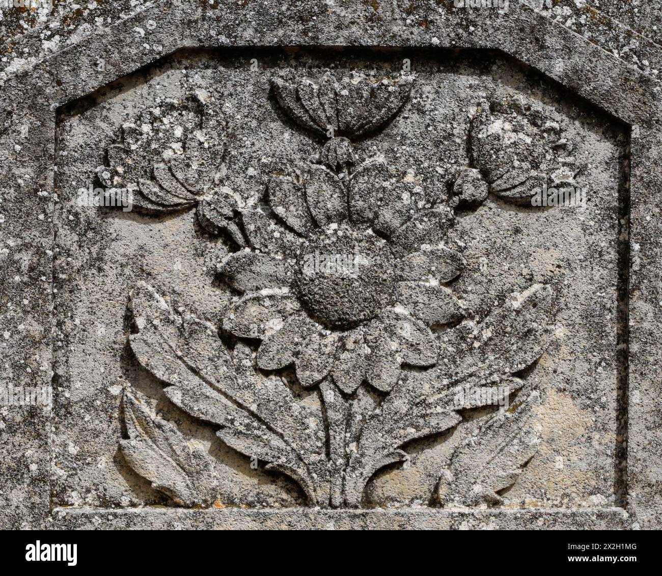 Robion's old cemetery, Provence, France. Tombs adorned with carved ...