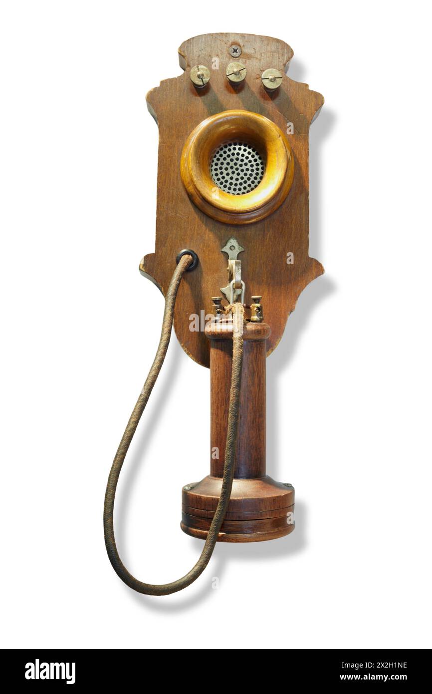 Central Battery system wall mounted telephone for short-haul networks ...