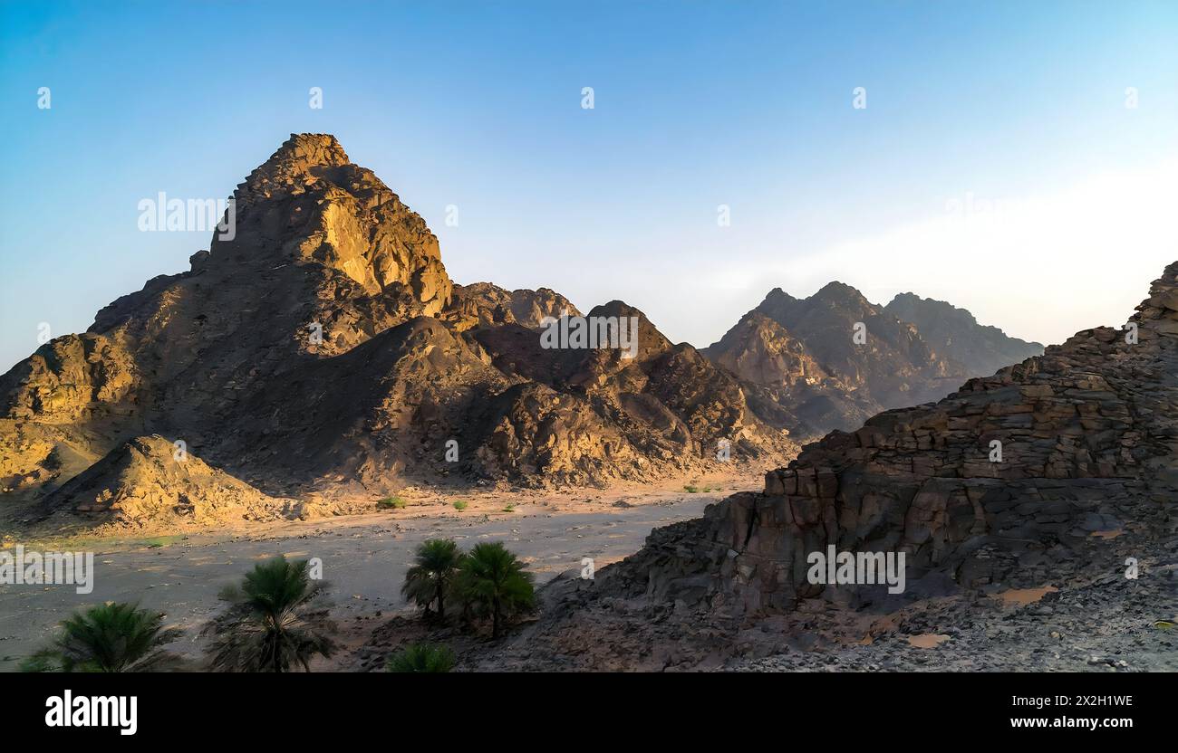 Beautiful desert sunrise view near Tabuk,Saudi Arabia Stock Photo - Alamy