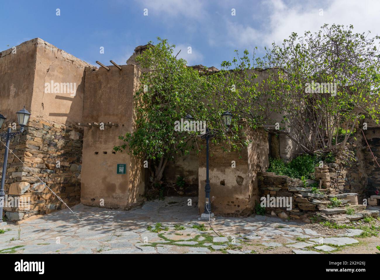 An ancient historical castle constructed using stones in ancient ...