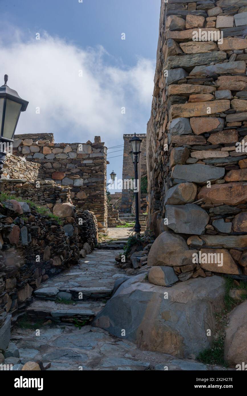 An ancient historical castle constructed using stones in ancient ...