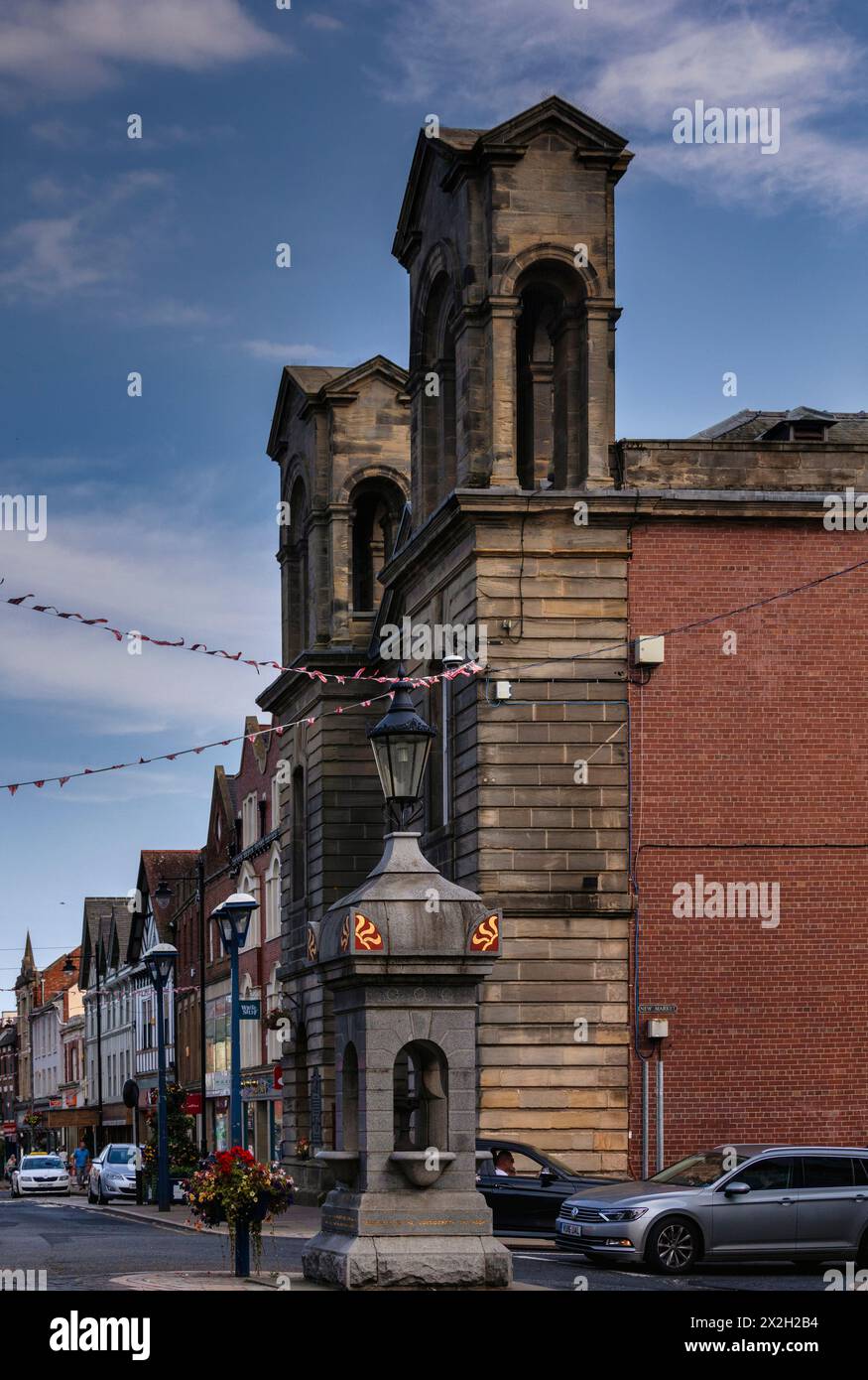 Morpeth, a historic market town in Northumberland, England Stock Photo ...