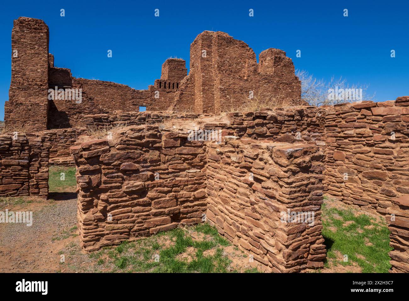 Quarai Ruins, Salinas Pueblo Missions National Monument, Punta del Agua ...