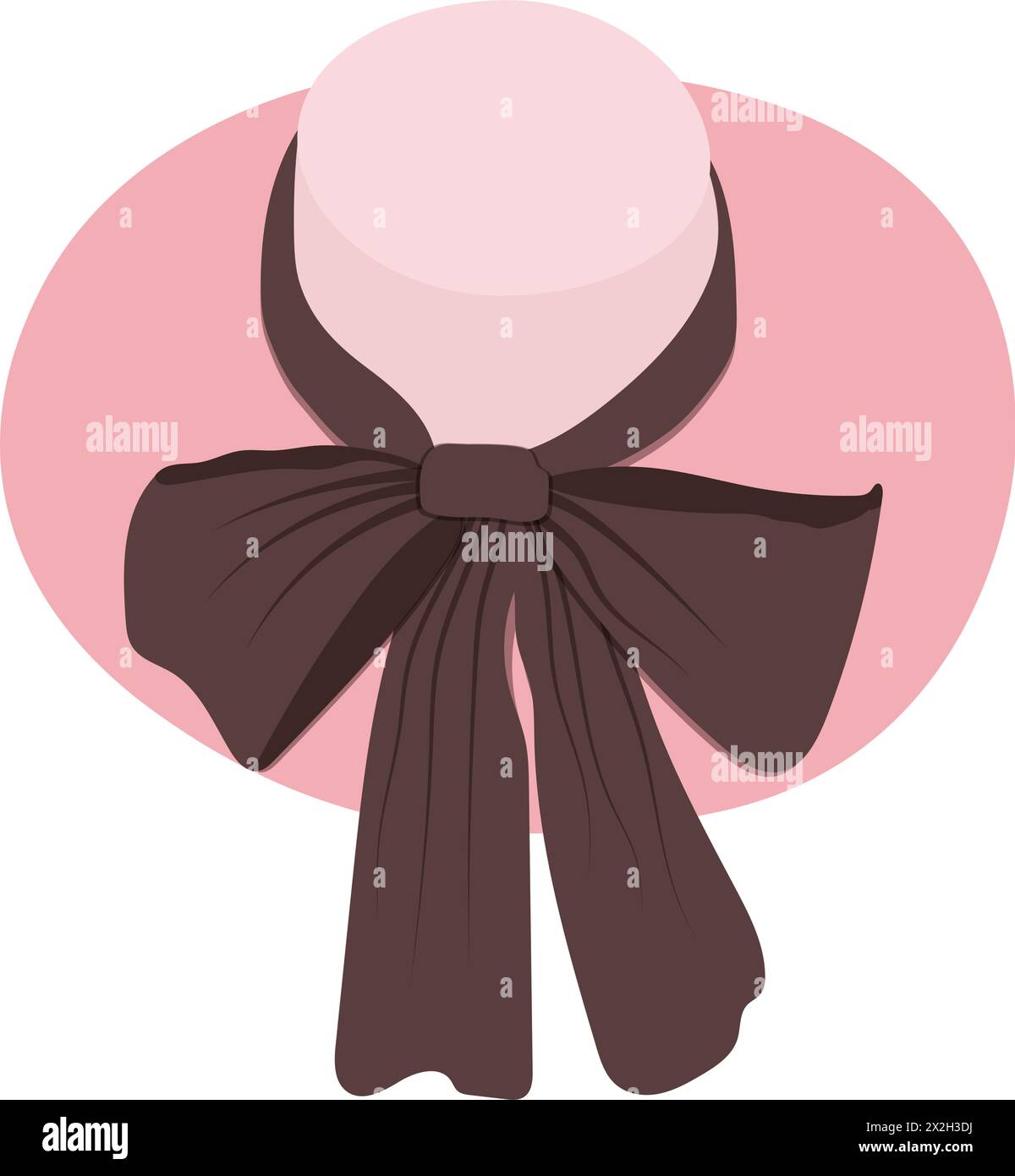 Back view female hat Cut Out Stock Images & Pictures - Alamy