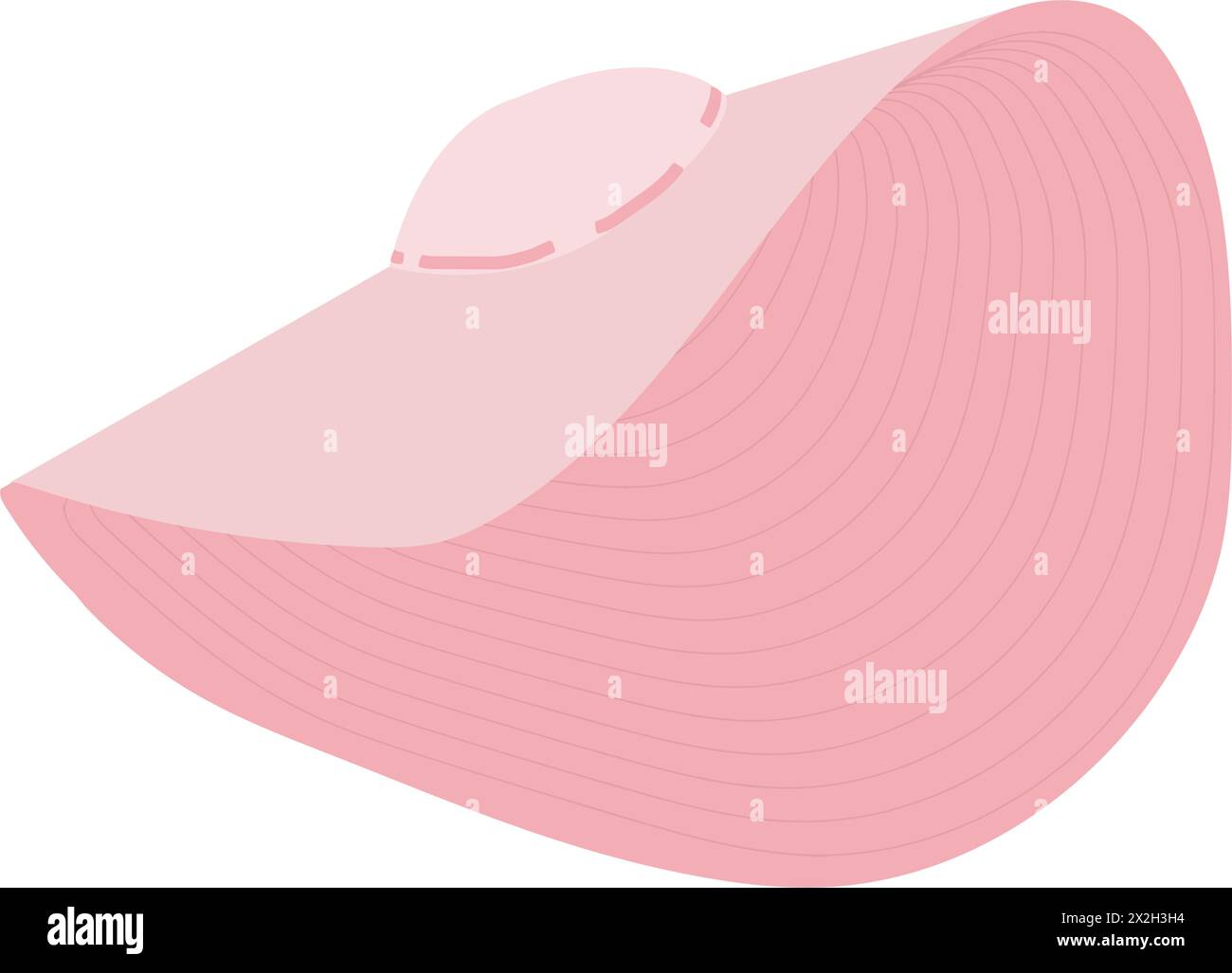 Wide wavy brim Stock Vector Images - Alamy