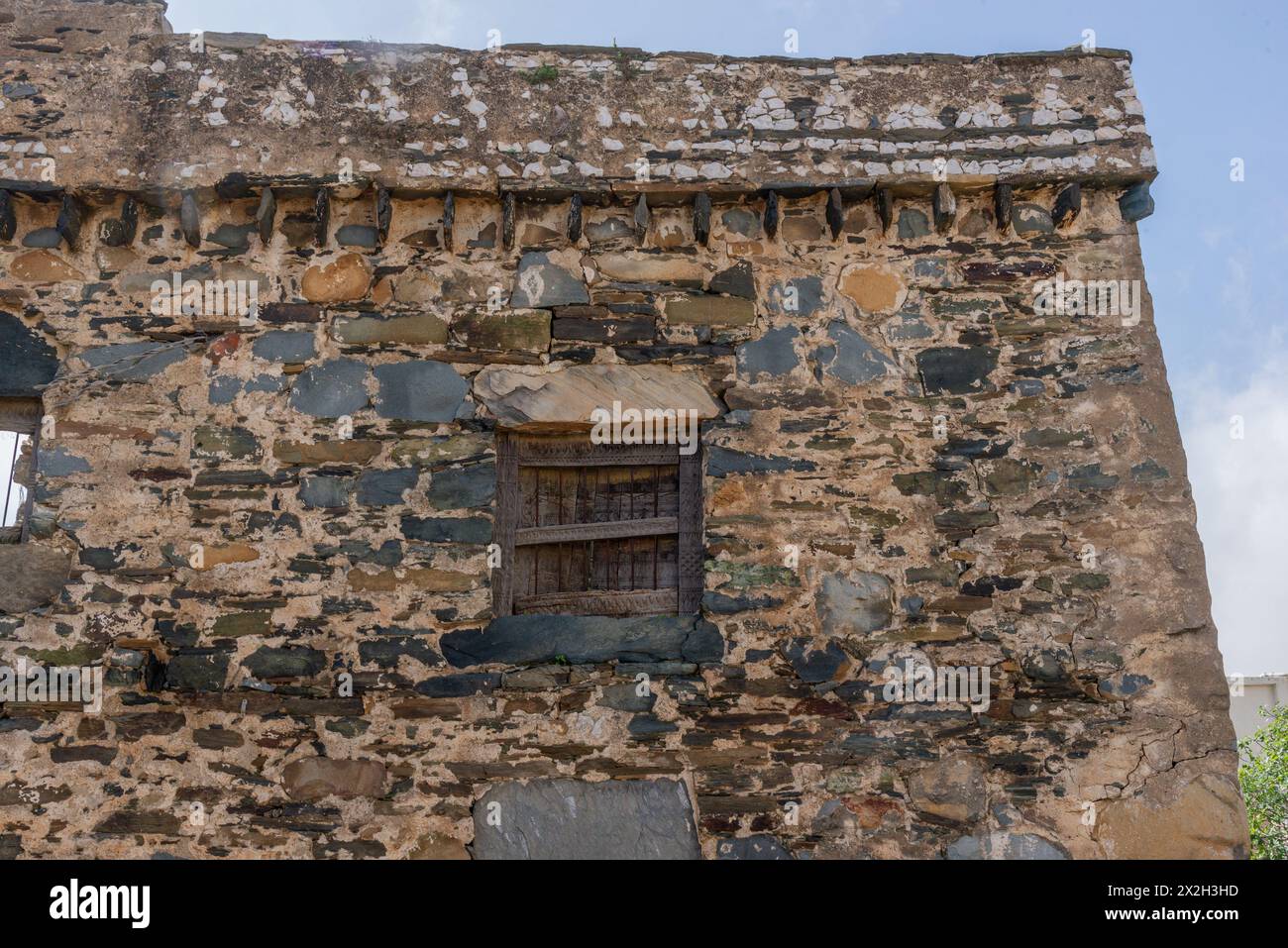 An ancient historical castle constructed using stones in ancient ...