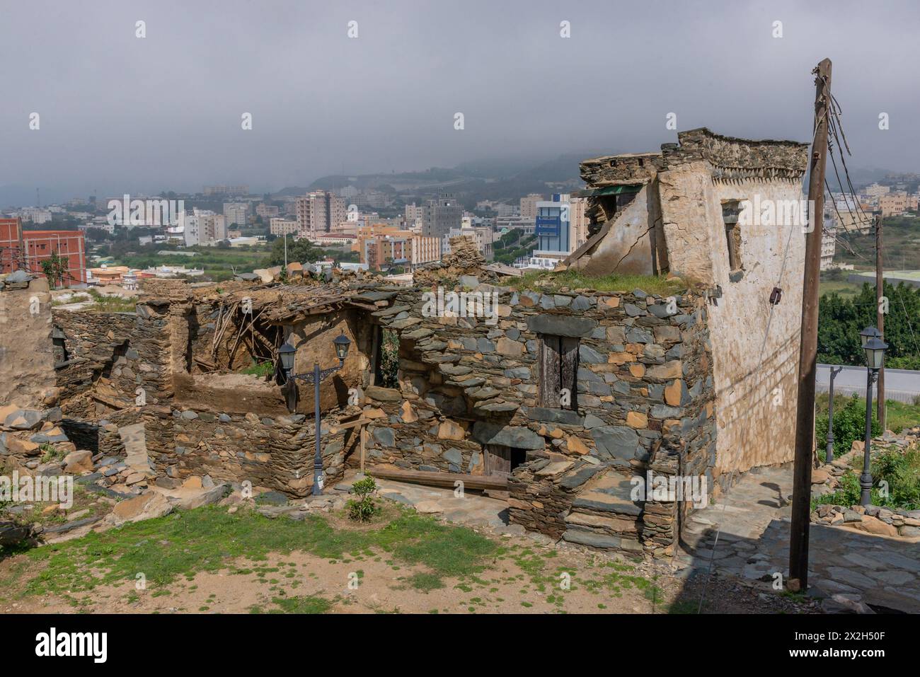 An ancient historical castle constructed using stones in ancient ...