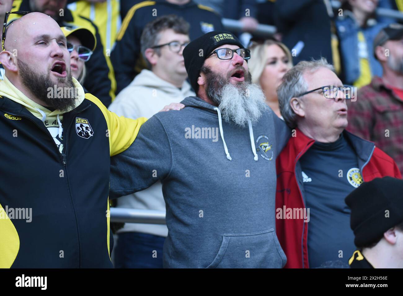 Columbus, Ohio, USA. 20th Apr, 2024. Columbus Crew fans during the ...