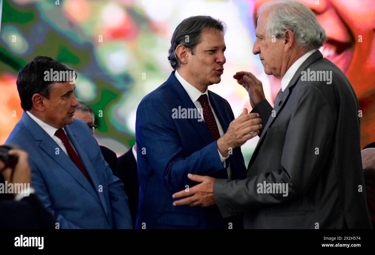 President Lula Participated in the Launch of the Believe Program BRASÃLIA DF, 04/22/2024 ...