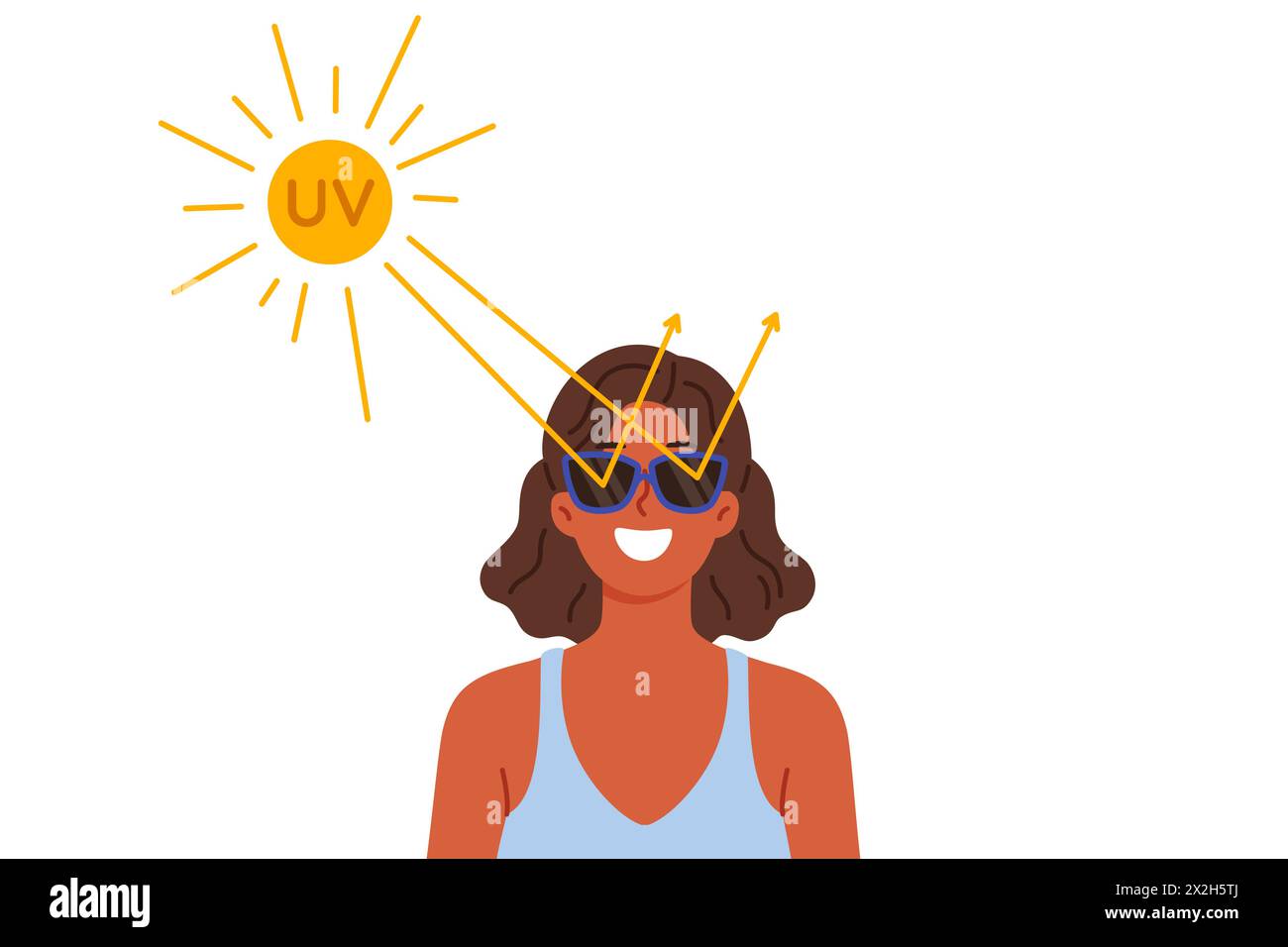 Shield eyes from sun Stock Vector Images - Alamy