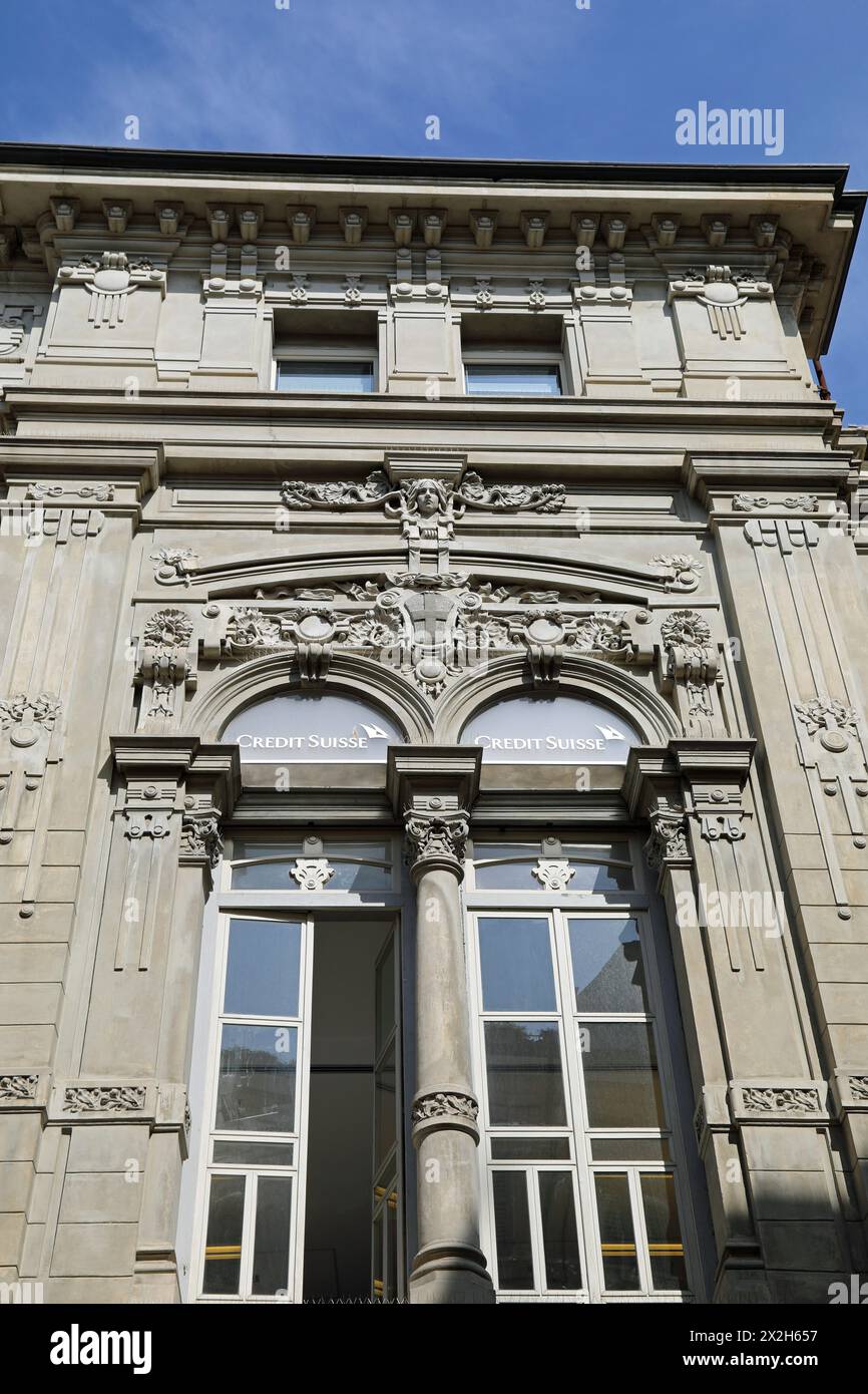 Art nouveau facade of the Central Post Office building at Parma in ...