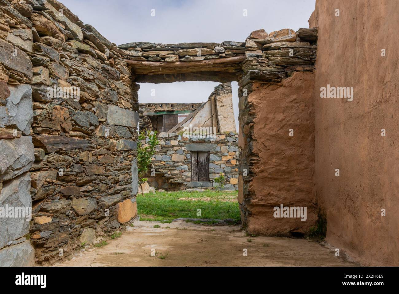 An ancient historical castle constructed using stones in ancient ...
