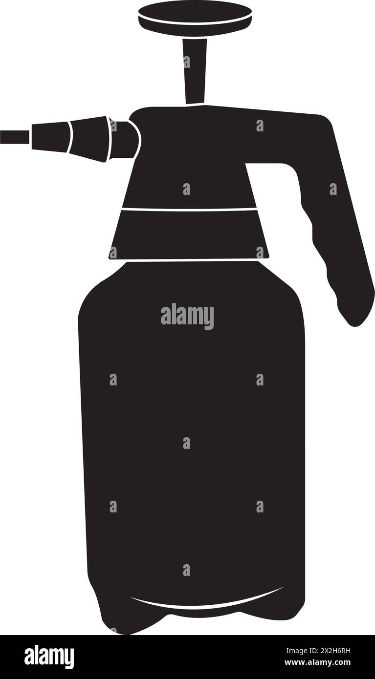 Plant sprayer black white Stock Vector Images - Alamy